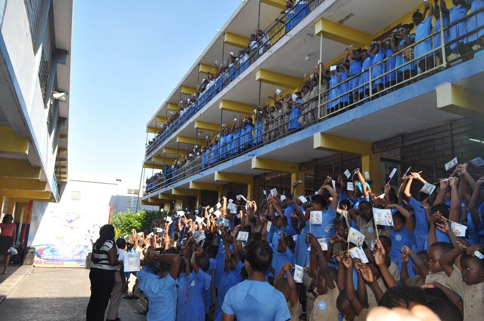 Celebrating Reading Across Jamaica Day - Harbour View Football Club